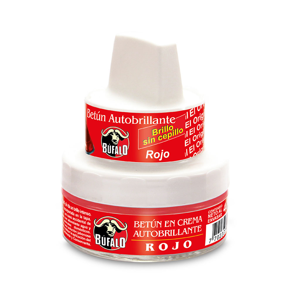 Betún crema búfalo autobrillante neutro x 40 ml – Tienda Bisonte