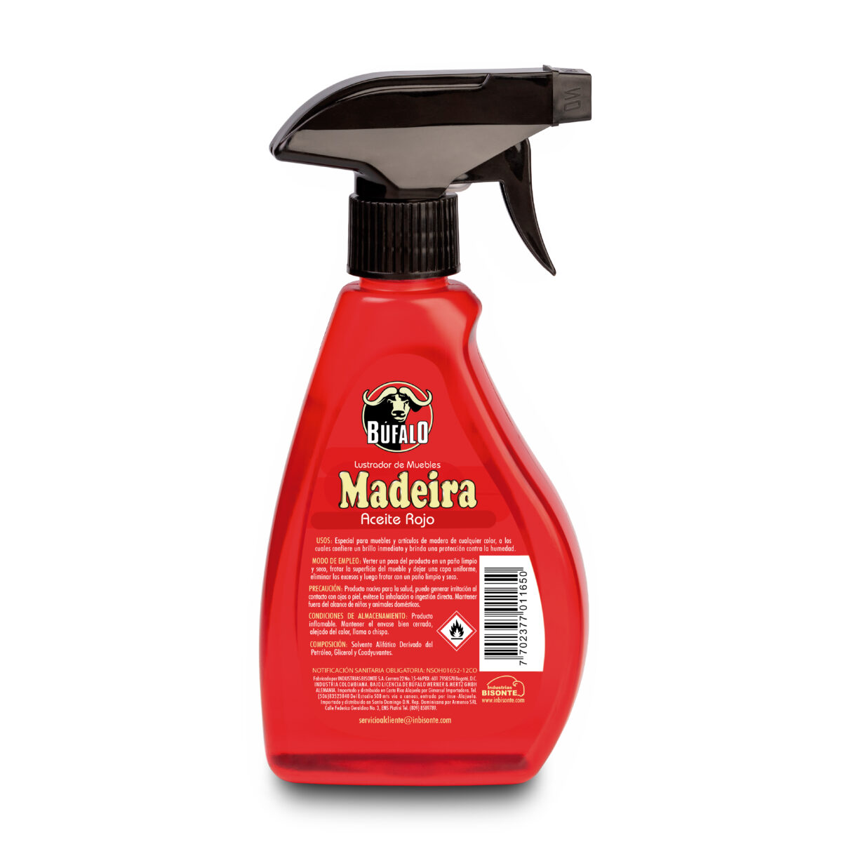 Aceite rojo x 360 cm³ Tienda Bisonte