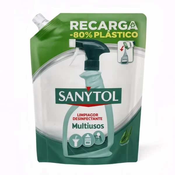 Sanytol limpiador multiusos desinfectante fresh doypack refill | Tienda ...